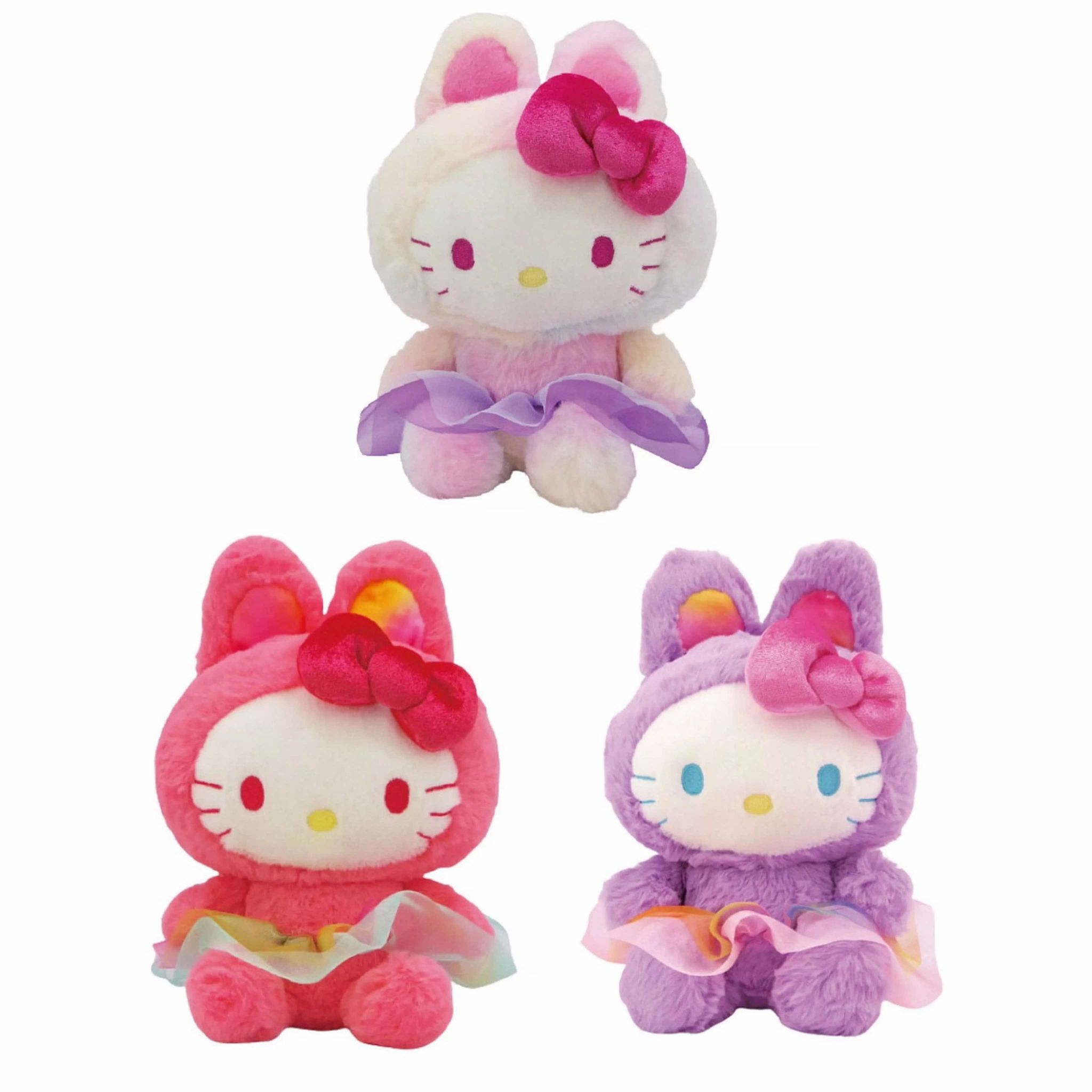 Hello Kitty - Rainbow Bunny Plush Assortment | Sweet Kitty, The Anime Store