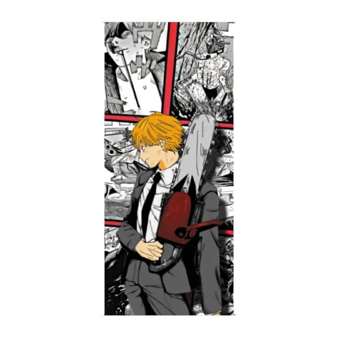 Chainsaw Man - Denji Small Wall Scroll | Sweet Kitty, The Anime Store